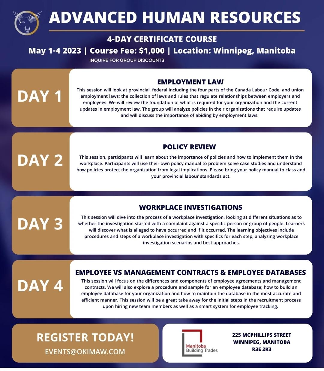 Events - Okimaw Community & HR Solutions